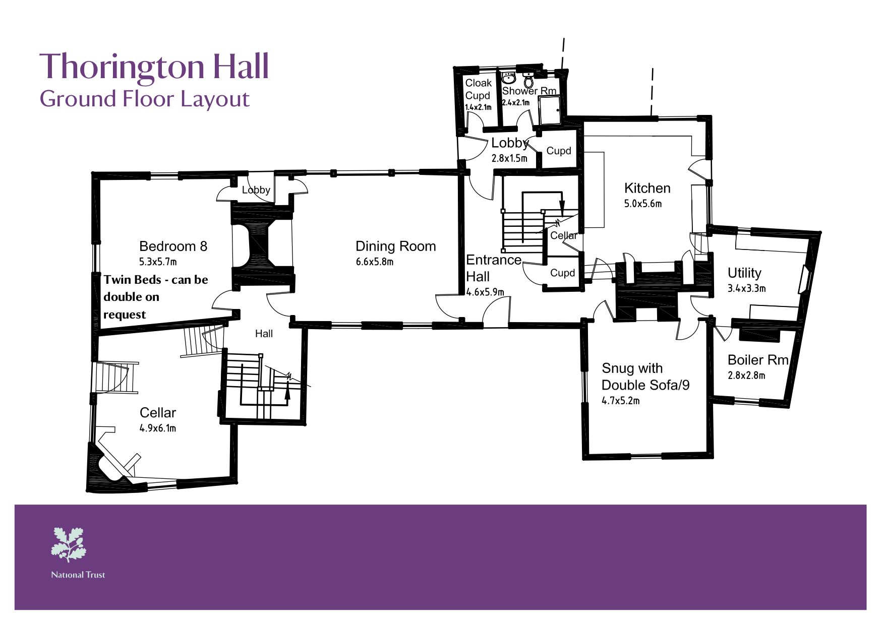 Thorington Hall | National Trust country holiday house, Suffolk