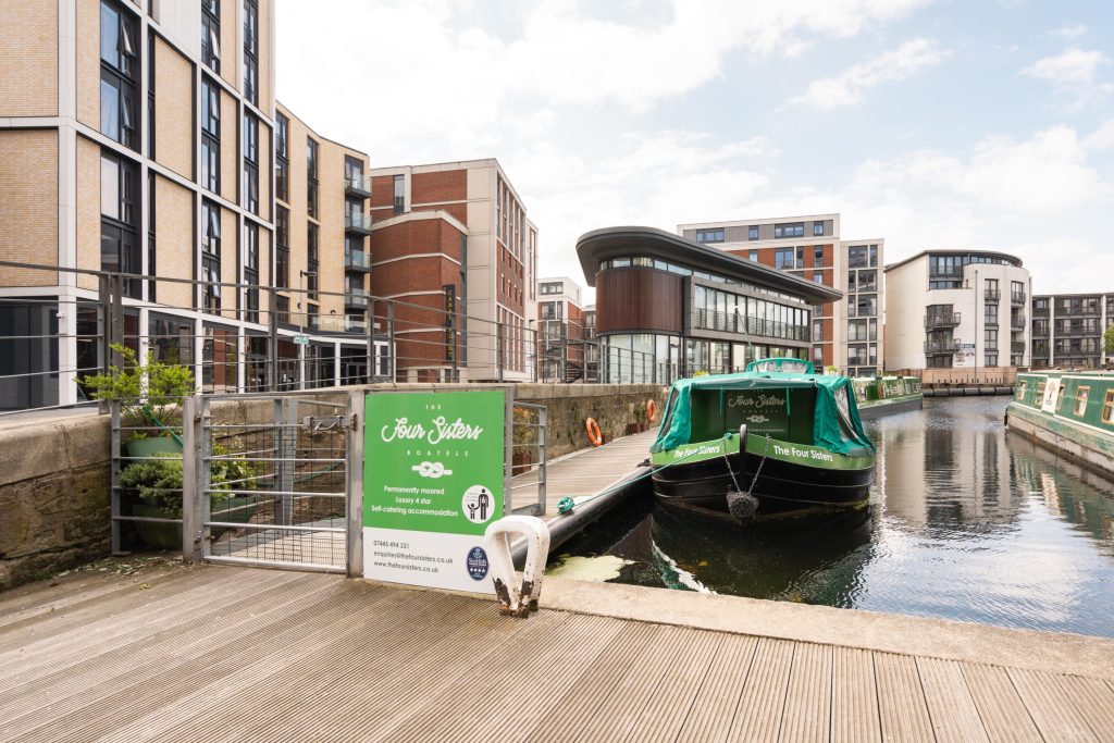 Four Sisters Boatels | Holiday boats, Edinburgh